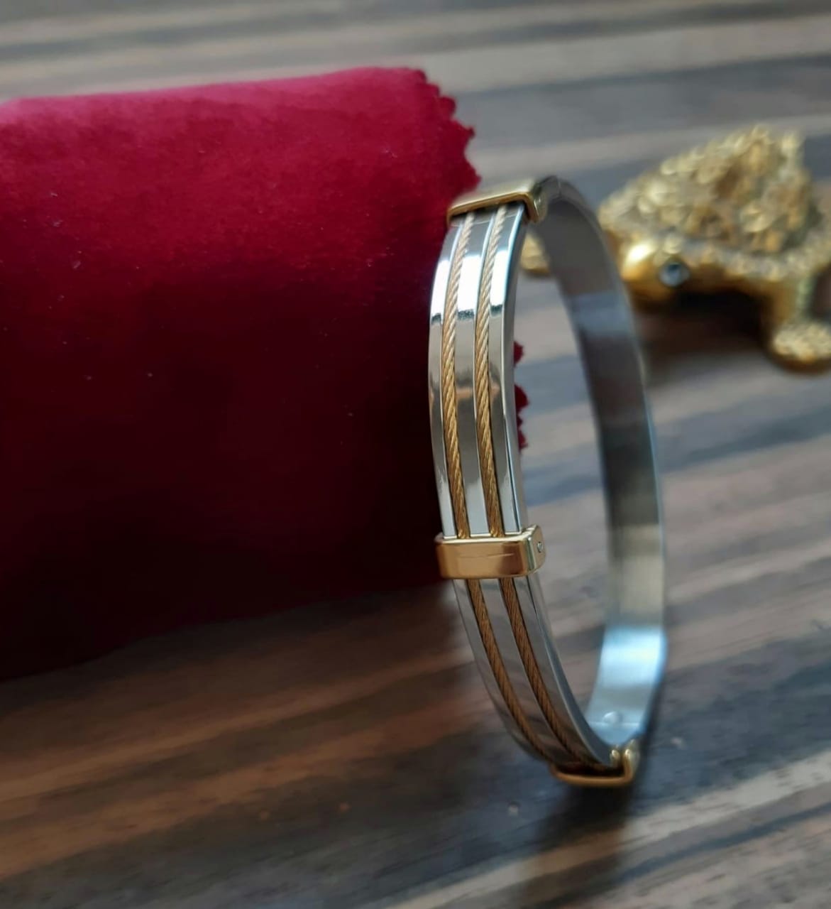 Buy Marshal Silver Gold Bracelet – Add Shine, Shop Now